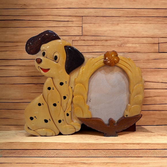 None | Accents | Vintage 98s 101 Dalmations Handcrafted Wooden Photo ...